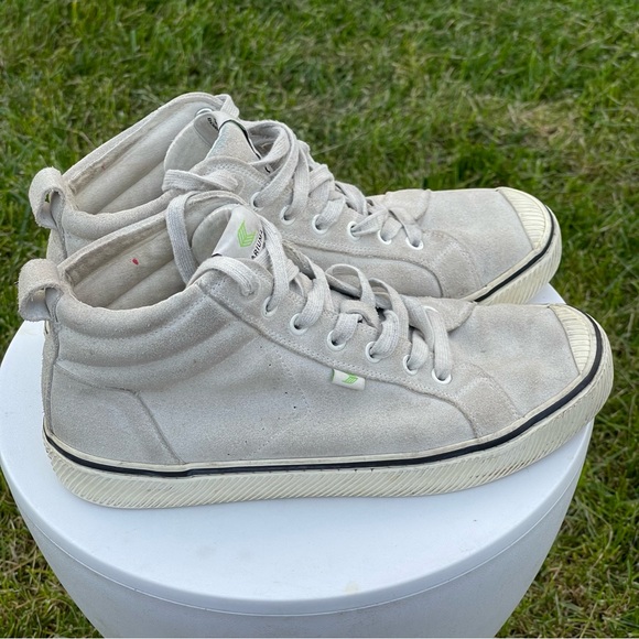 Cariuma | Shoes | Cariuma Shoes Womens 8 Mens 65 Oca High Top White Suede Sneakers Brazil | Poshmark